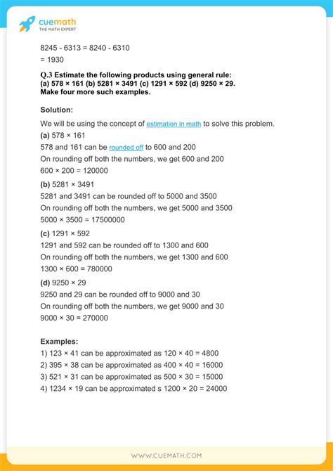 NCERT Solutions For Class Maths Chapter Exercise Free PDF Solution