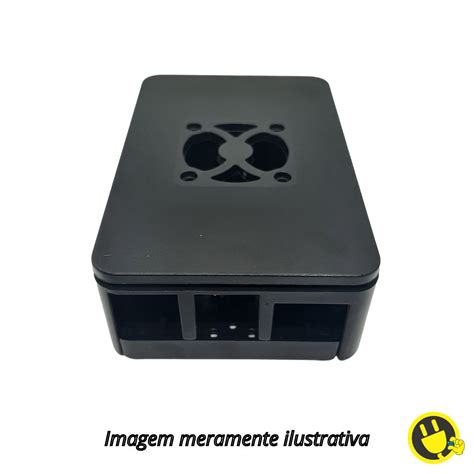 Case Raspberry Pi 4 Com Cooler E Dissipadores Arduino E Raspberry Em