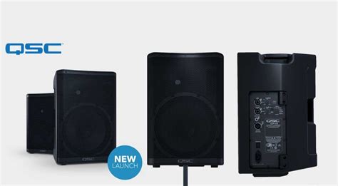 Qsc Intros Cp Series Of Active Pa Speakers With Dsp And 1000w Of Amplification