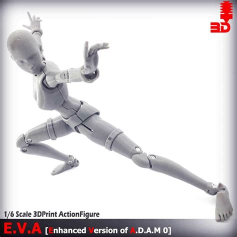 Stl File 16 Scale Action Figure Eva ♀️・3d Printer Model To Download・cults