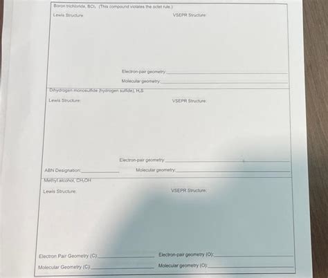 Solved Oxygen Dichloride O Lewis Structure Vsepr Structure