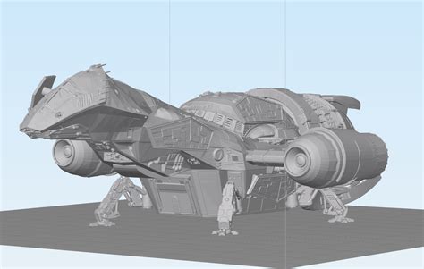 Stl File Serenity Firefly Class Ship 🚢・3d Printable Model To Download・cults