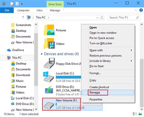 How To Rename Hard Disk Drive In Windows 10