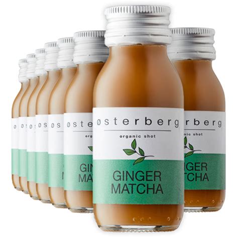 12kpl Østerberg Inkivääri Matcha Shotti Luomu 60ml