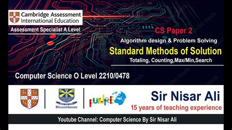 Standard Methods Of Solutions Cs O Level 22100478 Youtube