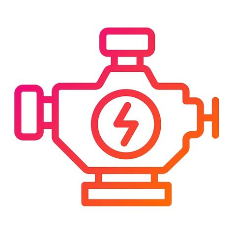 Premium Vector Engine Vector Icon Design Illustration