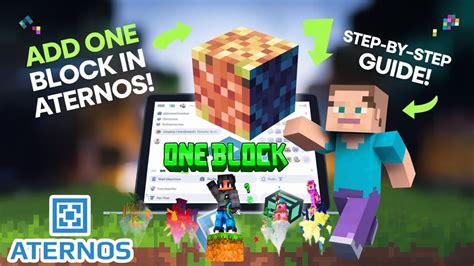 How To Make One Block Server In Aternos How To Install One Block In