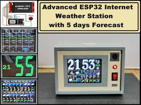 Advanced Esp32 Internet Weather Station With 5 Day Forecast