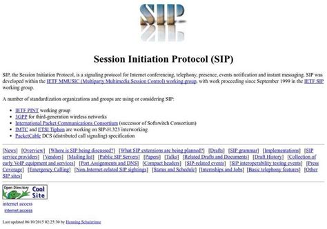 Sip Protocol Specification Understanding Session Initiation Protocol