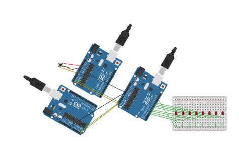 Circuit Design Master Slave Tinkercad