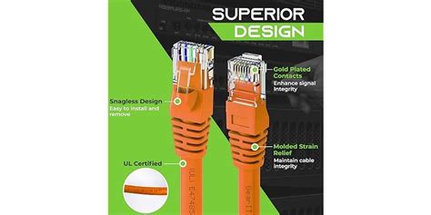 Cat 6 Ethernet Cable 1 Ft 20 Pack