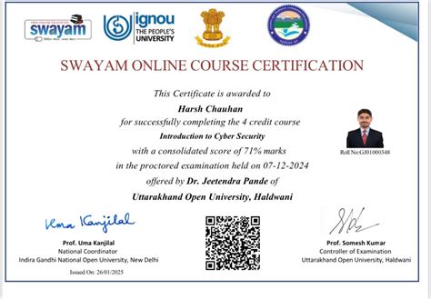 harsh chauhan on linkedin cybersecurity learningjourney swayam cyberawareness digitalsecurity…
