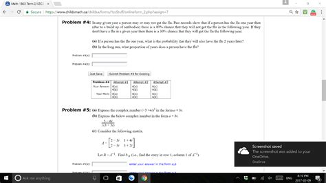 Solved Math 1b03 Term 3 X C A Secure Ps W Onlineform