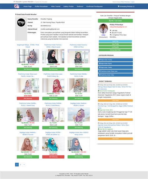 E Commerce Reseller Konsep Marketplace Dengan Codeigniter Rajaongkir