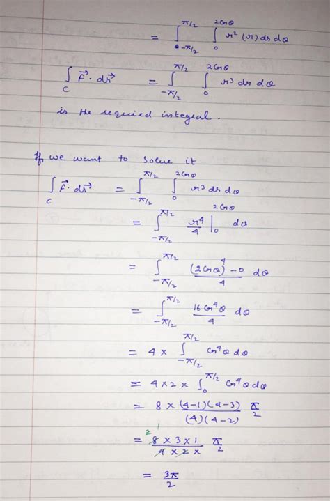 Using Greens Theorem Compute The Line Integral Of The Vector Field