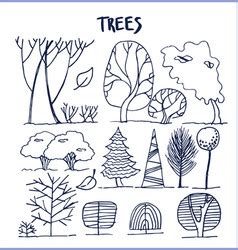 Geometric Shape Tree Royalty Free Vector Image