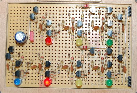 Binary Clock Transistor Logic Clock