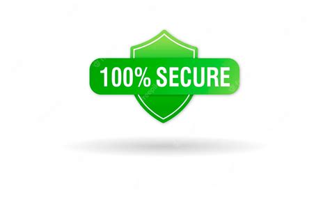 Premium Vector 100 Secure Grunge Vector Icon Badge Or Button For Commerce Website Sign On