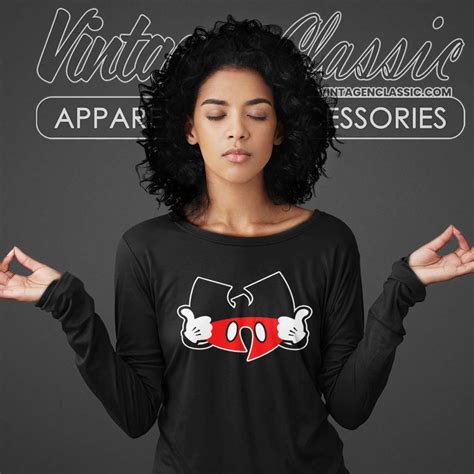 Wu Tang Clan Mickey Mouse Shirt Vintagenclassic Tee