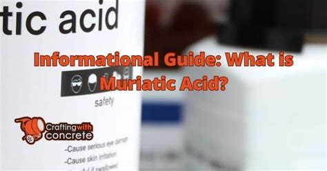 Understanding Muriatic Acid Uses And Safety