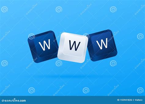 Word Written With Computer Keyboard Buttons World Wide Web