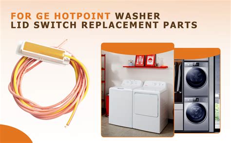 Wh12x10334 Washer Lid Switch Assembly Fit For Ge Hotpoint Washing Machine