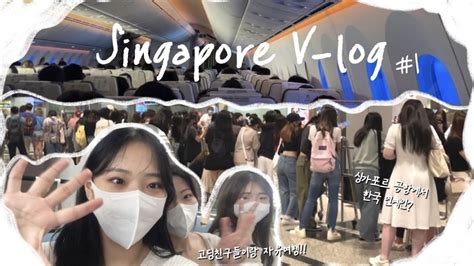 1 싱가포르 여행 브이로그🇸🇬 여권 분실 유심칩 분실 입국심사 거부 뭐야뭔데 공항에서 연예인 만날 뻔한 썰 가든스