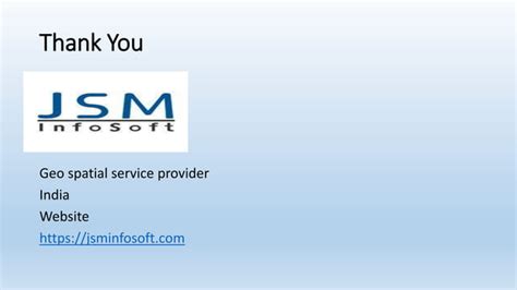 Geospatial Services Ppt Ppt
