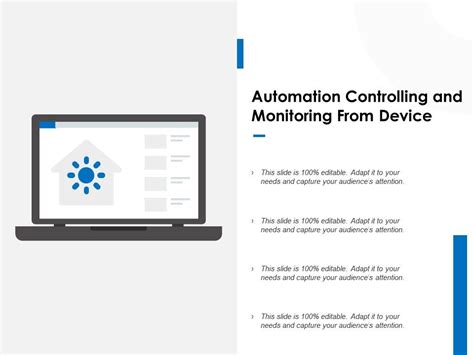 Automation Controlling And Monitoring From Device Powerpoint Slide