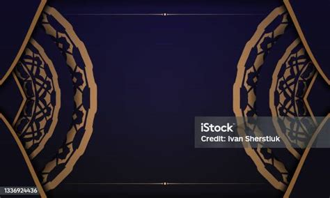 빈티지 장식과 엽서 인쇄 디자인을위한 템플릿 로고용 고급 장식이 있는 블루 벡터 배너 0명에 대한 스톡 벡터 아트 및 기타