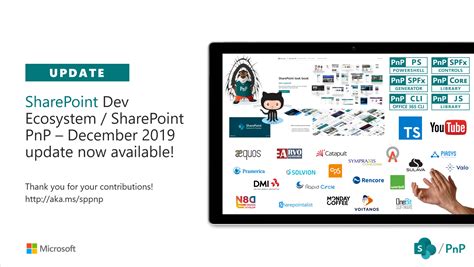 sharepoint development community pnp december 2019 update