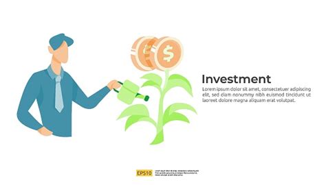 소득임금 인상 개념일러스트와 인물의 성화 투자 Roi 수익률의 재무 성과 기업 이익 성장 판매는 달러 기호와 마진 수익을 성장 그래프에 대한 스톡 벡터 아트 및 기타 이미지