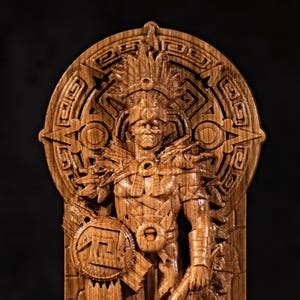 Huitzilopochtli Aztec God Aztec God Aztec Statue Mexican Art Mayan