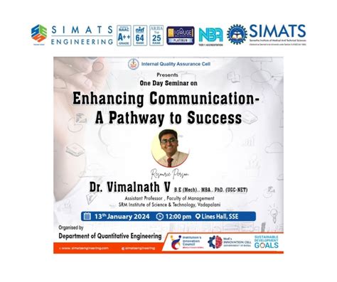 Simats Engineering On Linkedin Workshop