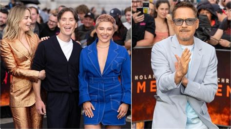 Oppenheimer London Premiere Cillian Murphy Emily Blunt Florence Pugh