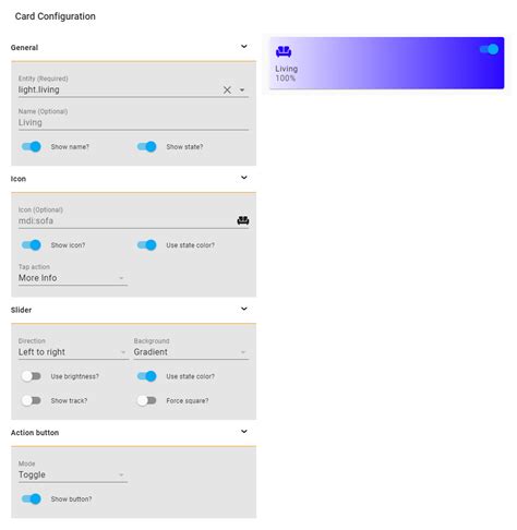 Github Mattiehaslider Button Card A Button Card With Integrated Slider