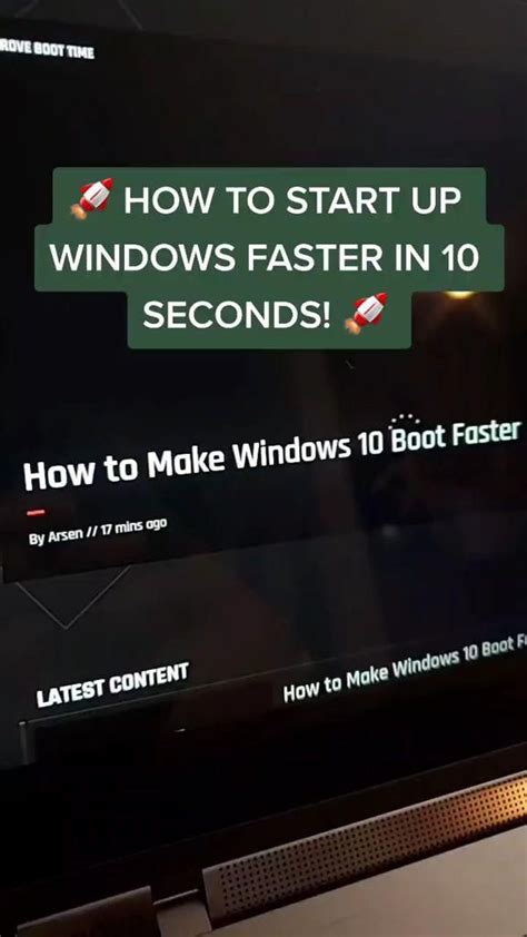 Make Windows Boot Faster Computertricks Computertips Windowstips Windows10tips Slowpc Techtip