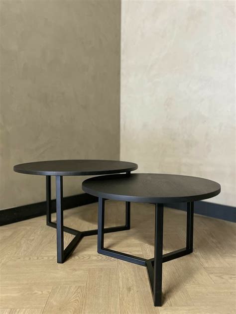 Сучасний столик журнальний столик лофт стіл круглий стіл 6 400 грн Меблі для вітальні