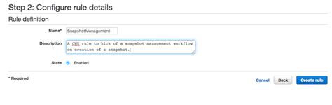 Automating Amazon Ebs Snapshot Management With Aws Step Functions And Amazon Cloudwatch Events