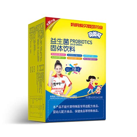 贝婴可益生菌六联儿童口呵护益生元原味活性乳杆菌辅食营养品冲剂 虎窝淘