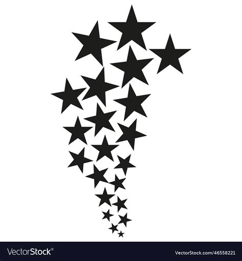 Stars Icons Cluster Party Poster Design Royalty Free Vector