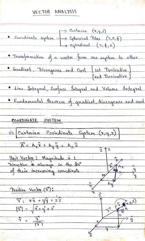 Vector Analysis Bsc Physics Notes Pdf Download Artofit
