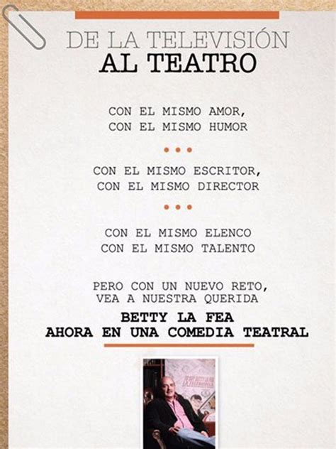 De La Televisi N Al Teatro El Regreso De Betty La Fea Despu S De A Os Infobae