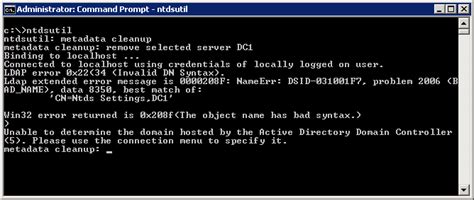 Active Directory Supprimer Manuellement Un Controleur De Domaine Teddycorp