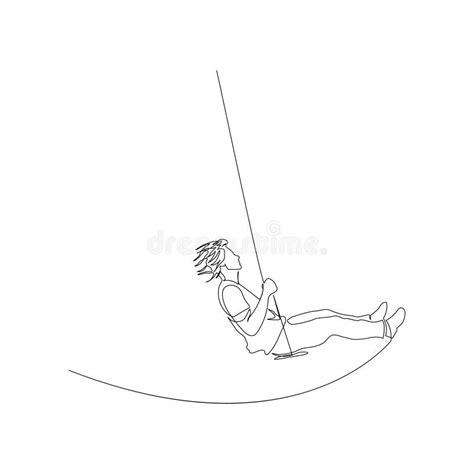 Continuous Line Swing Stock Illustrations 290 Continuous Line Swing Stock Illustrations