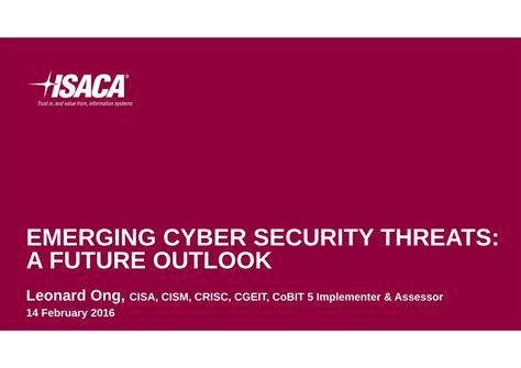 PDF EMERGING CYBER SECURITY THREATS A FUTURE OUTLOOK EMERGING