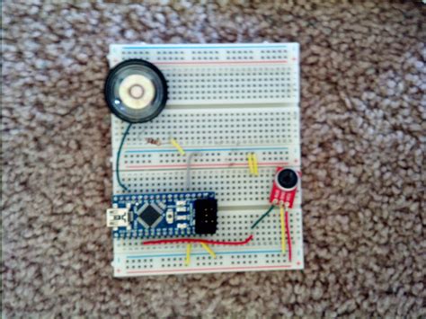 Playing With An Arduino Microphone And Speaker Demo