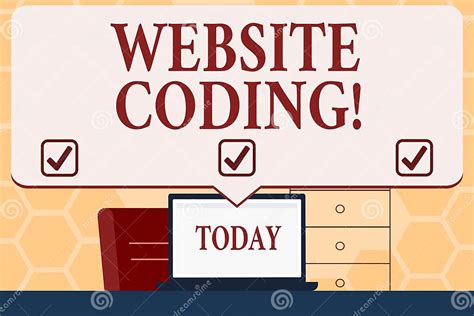 text sign showing website coding conceptual photo system of symbols and rules used to represent
