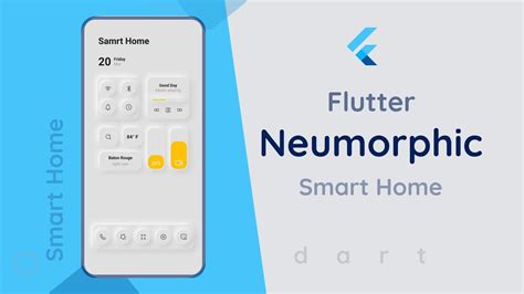 Flutter Neumorphic Design Smart Home Flutter Ui Flutter Tutorial