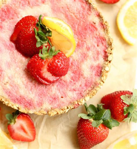Strawberry Lemonade Pie Feasting On Fruit